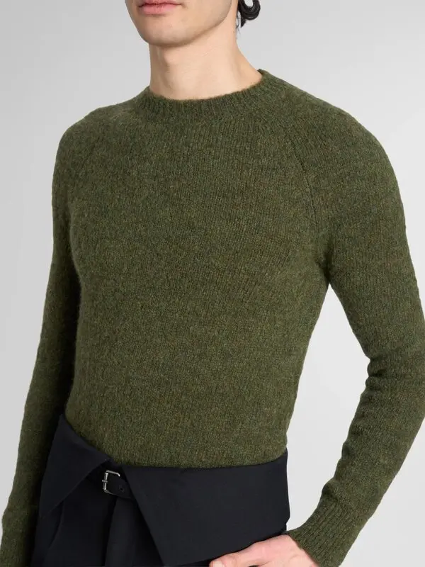 Dries Van Noten Alpaca-blend Crewneck Sweater