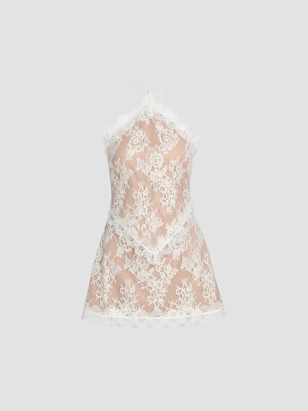 Retrofete Flavio Floral Lace Minidress