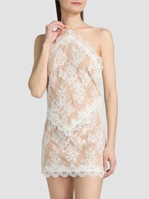 Retrofete Flavio Floral Lace Minidress
