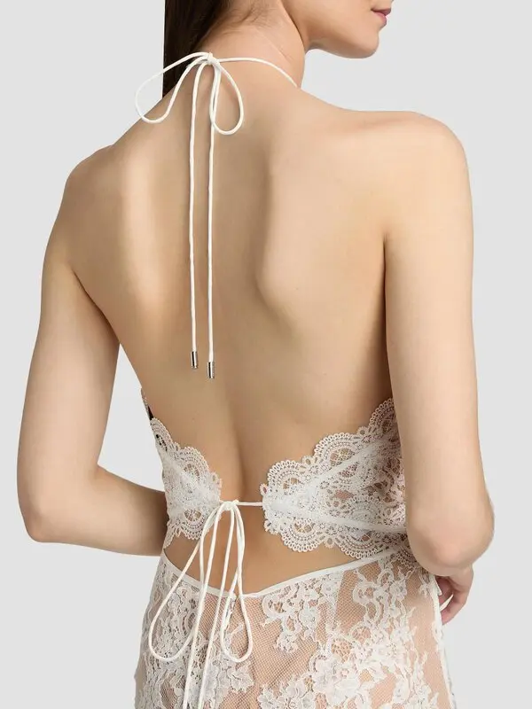 Retrofete Flavio Floral Lace Minidress