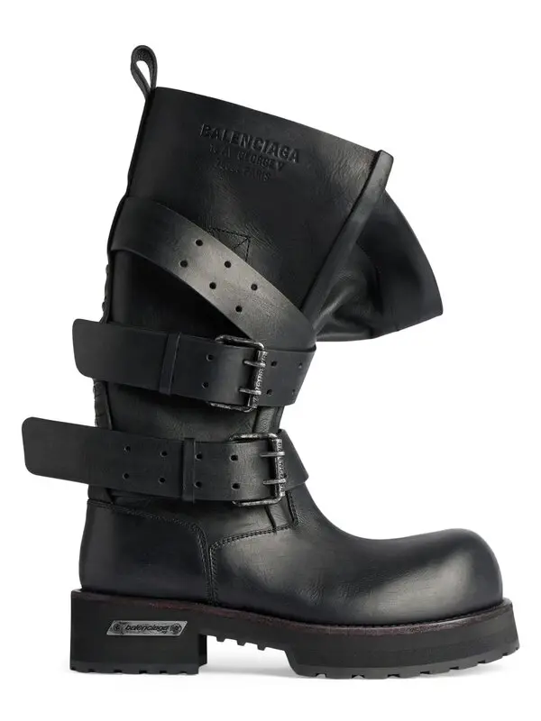 Balenciaga Venom High Boots - Black