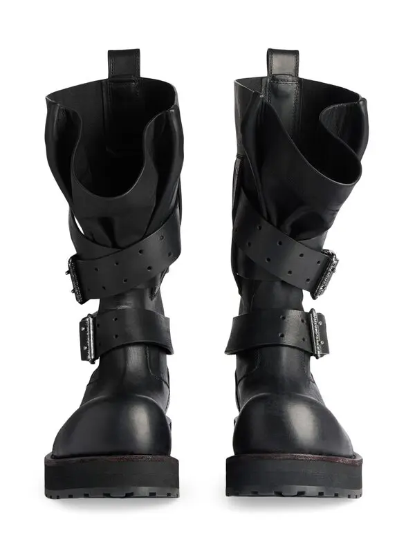 Balenciaga Venom High Boots - Black