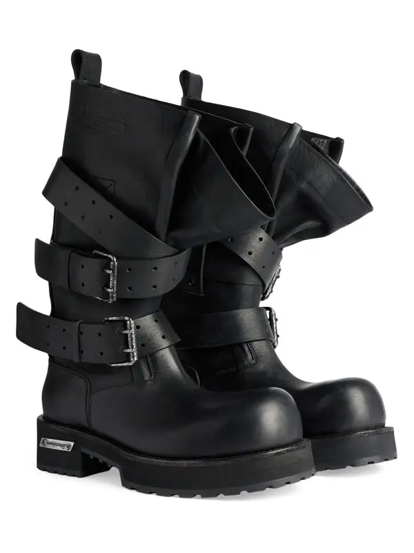 Balenciaga Venom High Boots - Black