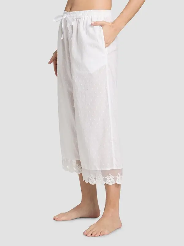 PAPINELLE Swiss Dot Cami Crop Pajamas