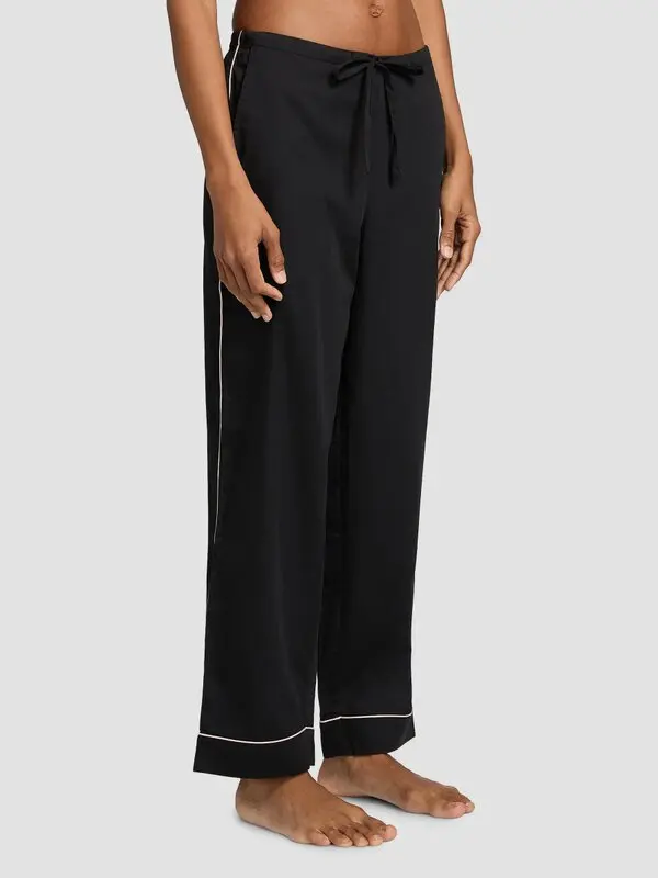 PAPINELLE Zoe Camp Collar Cotton-sateen Pajamas