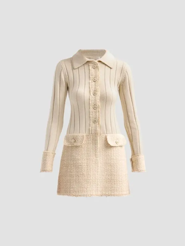 Ramy Brook Ellen Mini Shirtdress - Bone