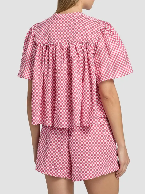 PAPINELLE Anais Gathered Boxer Pajamas