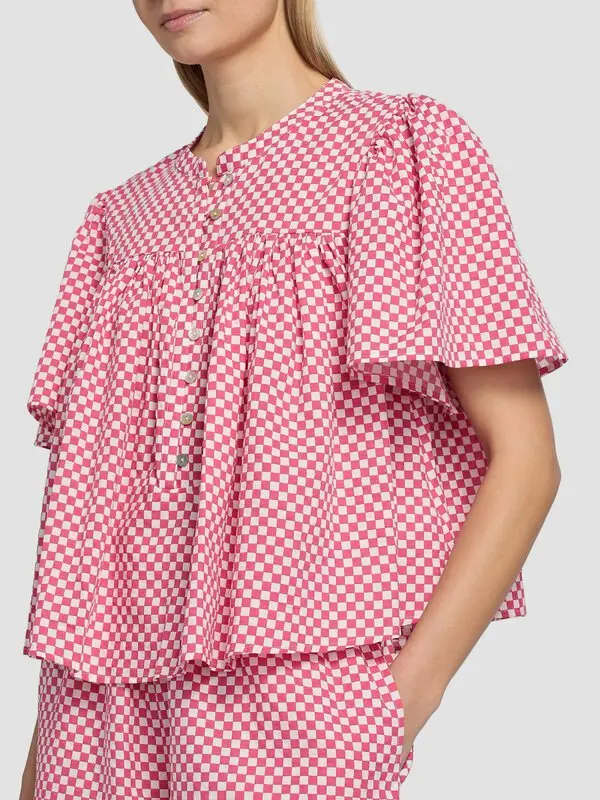 PAPINELLE Anais Gathered Boxer Pajamas