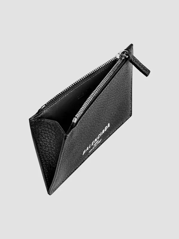 Balenciaga Credit Long Coin And Card Holder - Black