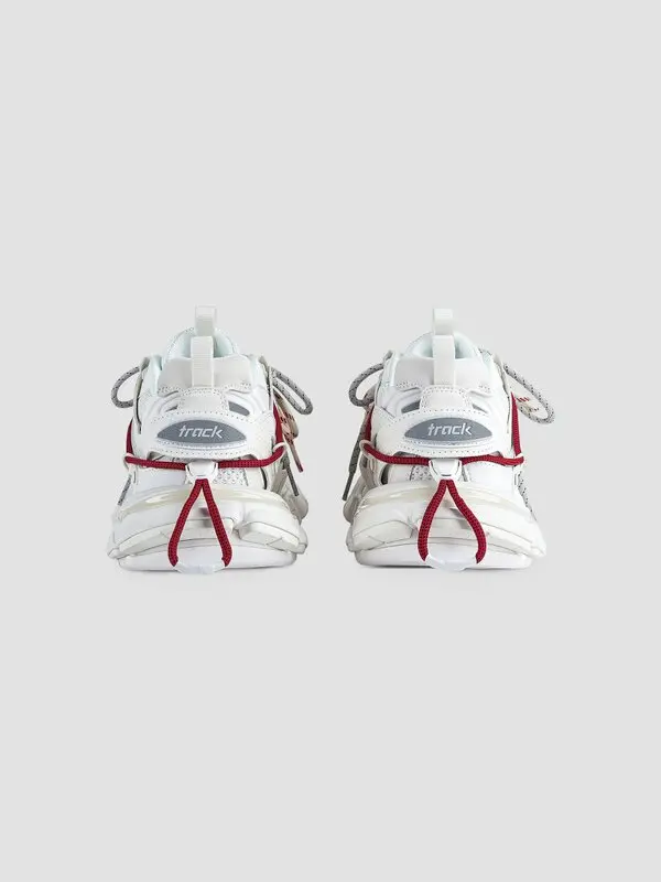 Balenciaga Track Trail Laces Sneakers - Red Multicolor
