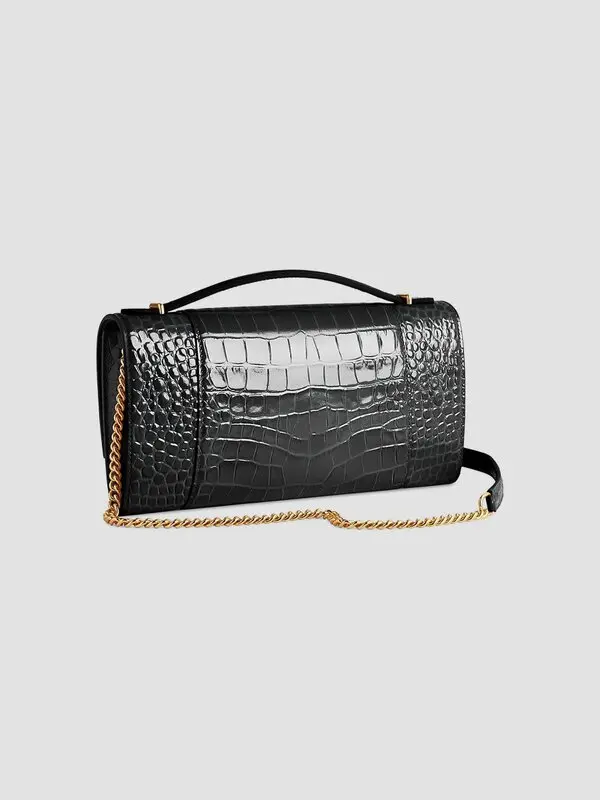 Balenciaga Hourglass Pochette With Chain