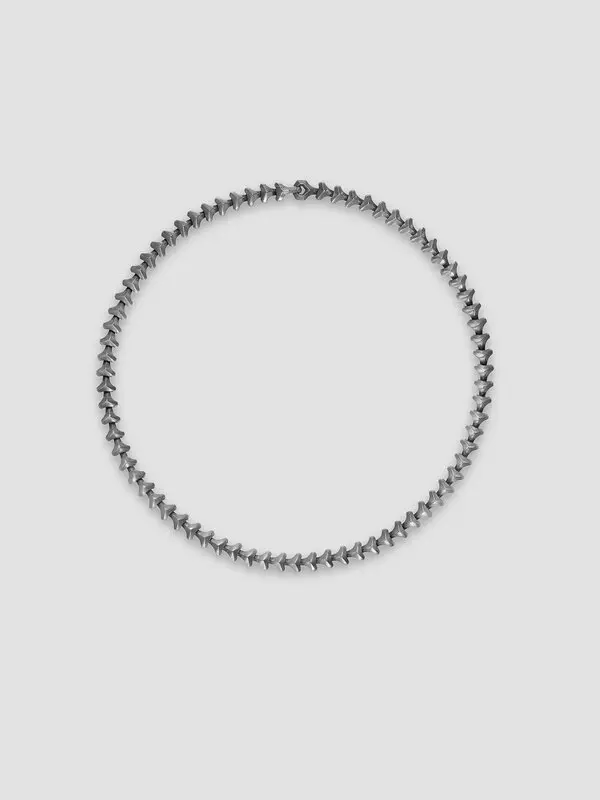 David Yurman Armory Necklace In Anthracite Titanium, 9.5mm