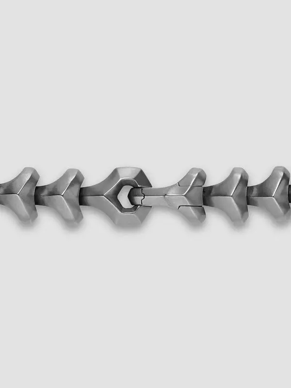 David Yurman Armory Necklace In Anthracite Titanium, 9.5mm