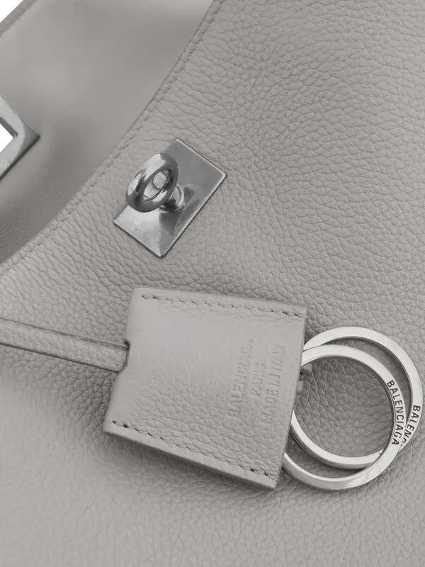 Balenciaga Rodeo Small Grained Calfskin Top Handle Bag - Grey