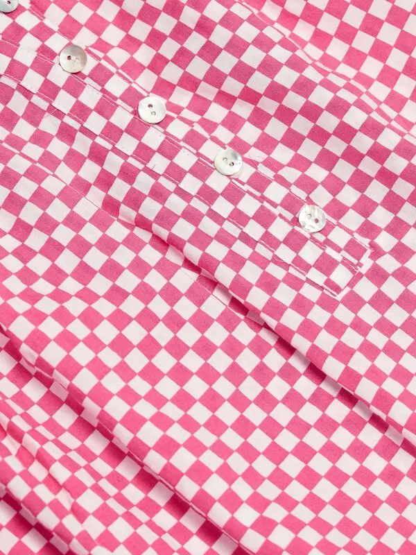 PAPINELLE Anais Checker Gathered Nightie