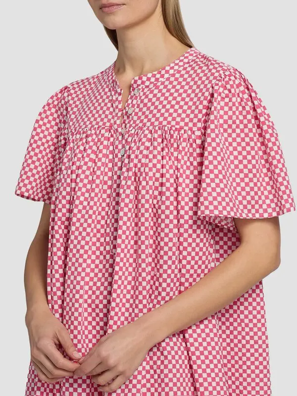 PAPINELLE Anais Checker Gathered Nightie
