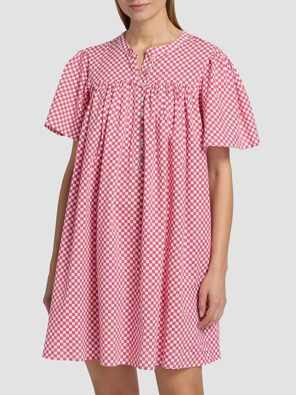 PAPINELLE Anais Checker Gathered Nightie