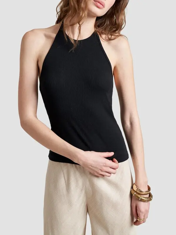 LA LIGNE Halter Tank Top