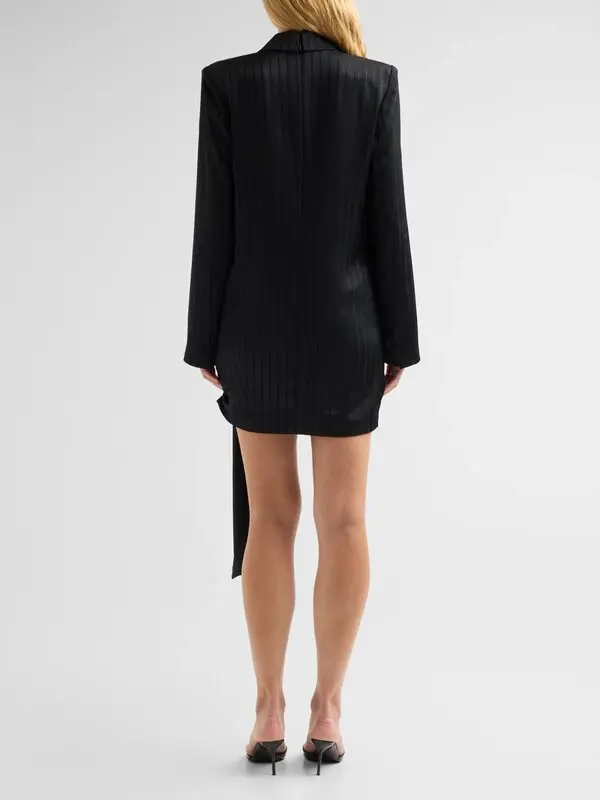 Ramy Brook Irina Pinstriped Mini Dress
