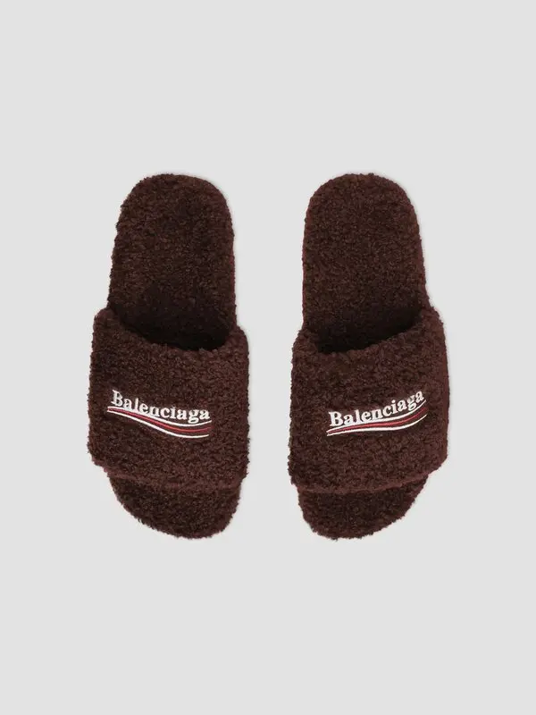 Balenciaga Open Mules - Brown