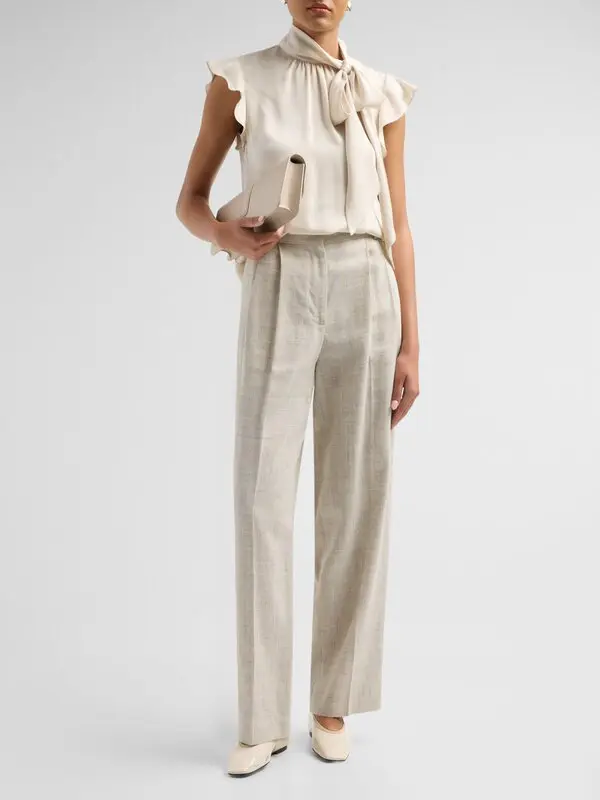 Ramy Brook Balinda Satin Blouse