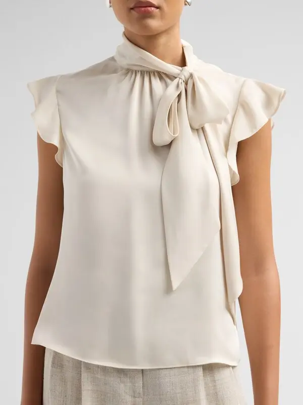 Ramy Brook Balinda Satin Blouse