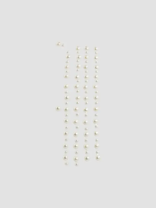 Rebecca Vallance Pearly Embellished Crepe Minidress