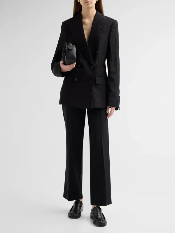 Dries Van Noten Barrysta Moiré Double-breasted Blazer