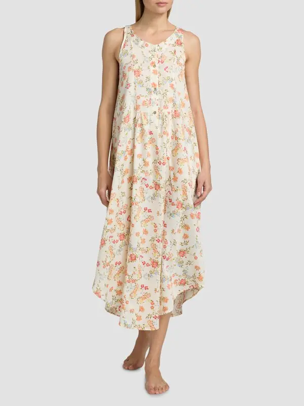 PAPINELLE Amber Floral Cotton Nightgown
