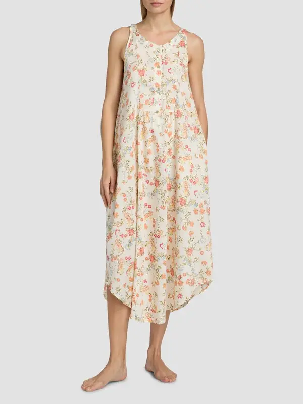 PAPINELLE Amber Floral Cotton Nightgown