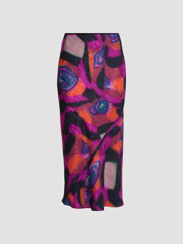 Dries Van Noten Sati Abstract Midi Skirt