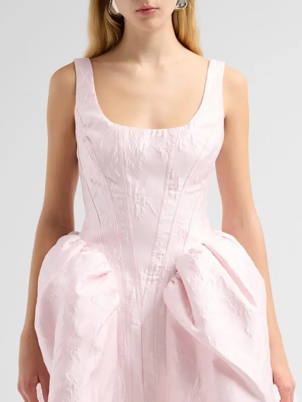 AKNVAS Ahlyn Brocade Cocktail Mini Dress