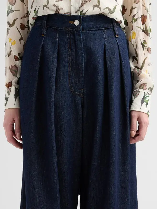 Dries Van Noten Pamplona Wide-leg Jeans