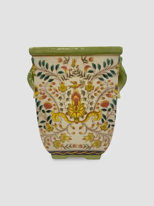 WINWARD HOME Newness Floral Ceramic Planter