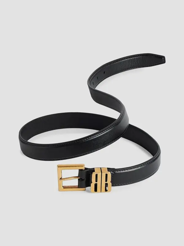 Balenciaga Bb Editor Belt - Black