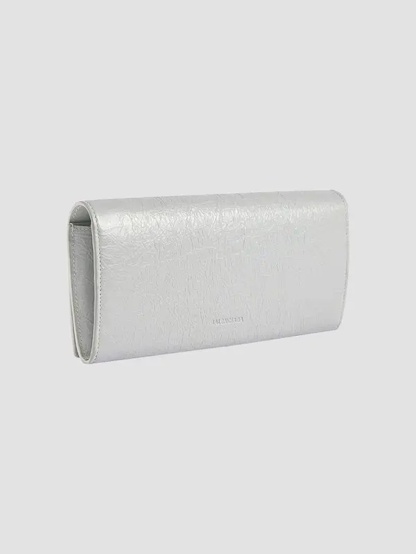 Balenciaga Le City Money Long Wallet - Light Grey