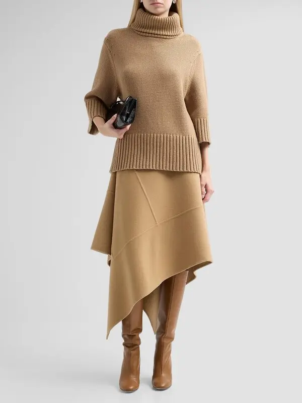 Michael Kors Funnell Neck Knit Cashmere Sweater