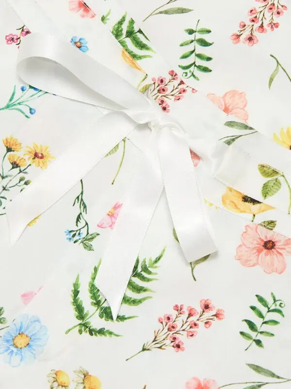 PAPINELLE Elodie Wildflower Cotton Crop Pajamas