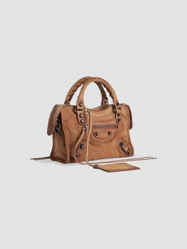 Balenciaga Le City Top Handle Bag - Camel