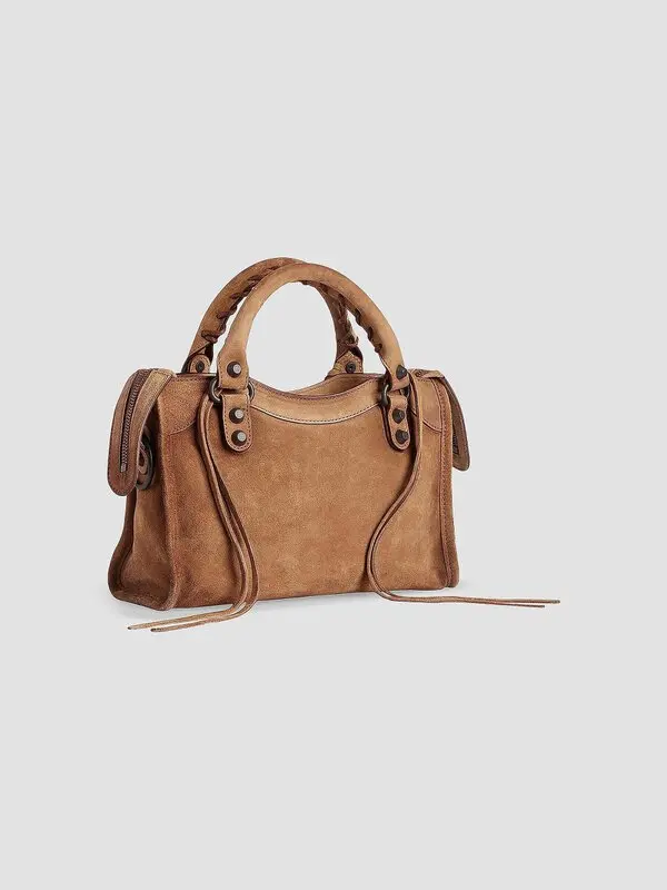 Balenciaga Le City Top Handle Bag - Camel