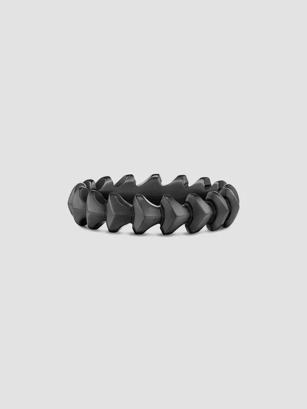 David Yurman Armory Band Ring In Titanium, 6.2mm