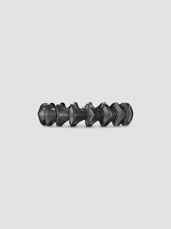 David Yurman Armory Band Ring In Titanium, 6.2mm