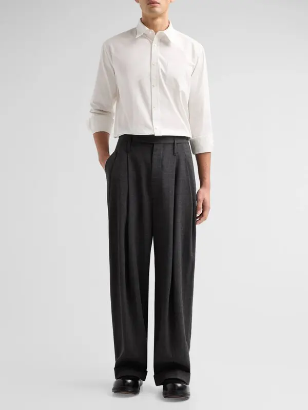 Public School Waverly Pleated-front Wool Pants
