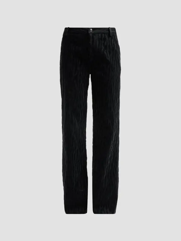 Ramy Brook Valentina Textured High-rise Jeans