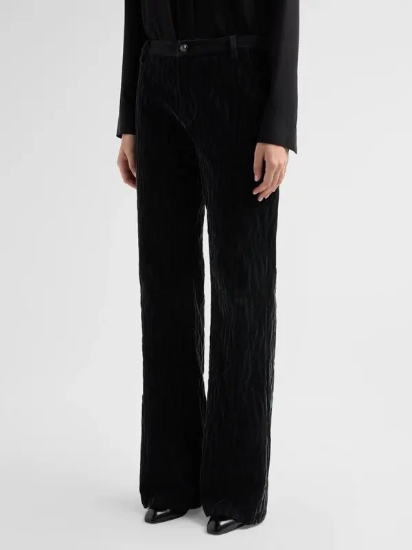 Ramy Brook Valentina Textured High-rise Jeans