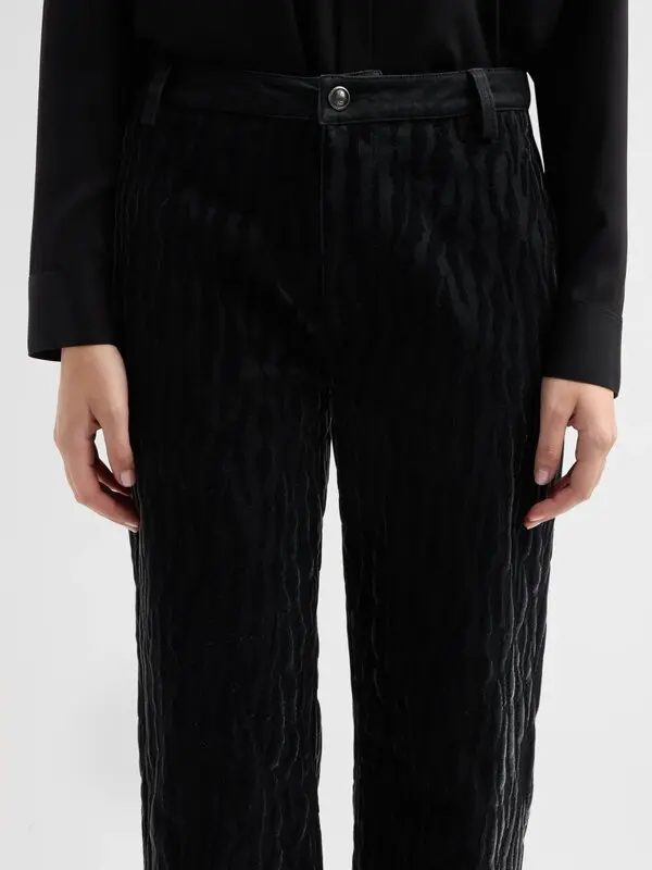 Ramy Brook Valentina Textured High-rise Jeans