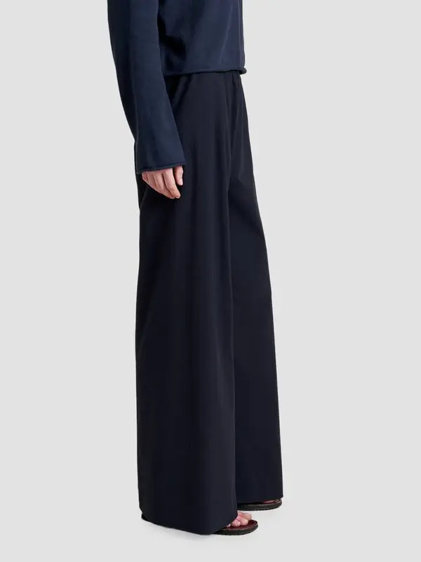 LA LIGNE Cotton Colby Pants - Navy