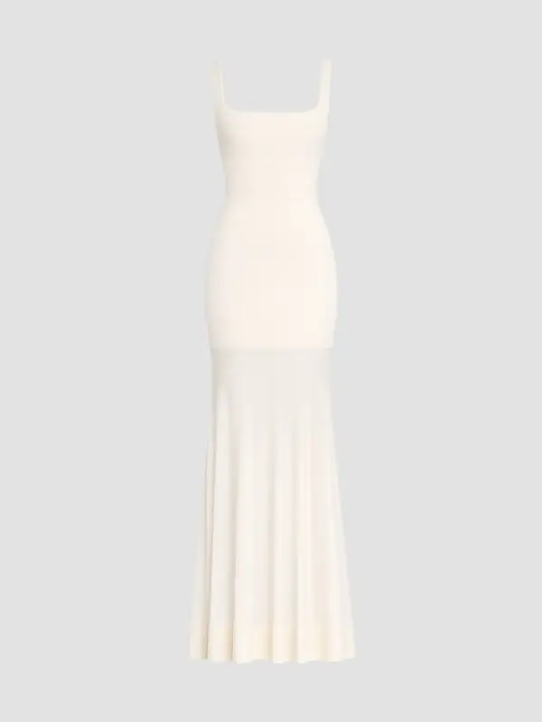 SEROYA Inga Sheer Knit Maxi Dress