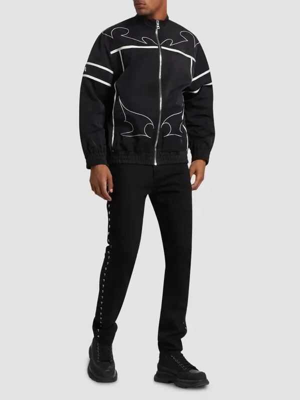 RtA Bryant Cross Stretch High-rise Slim-fit Jeans