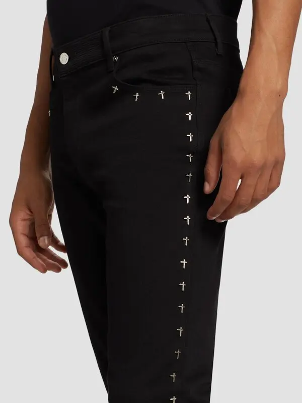 RtA Bryant Cross Stretch High-rise Slim-fit Jeans